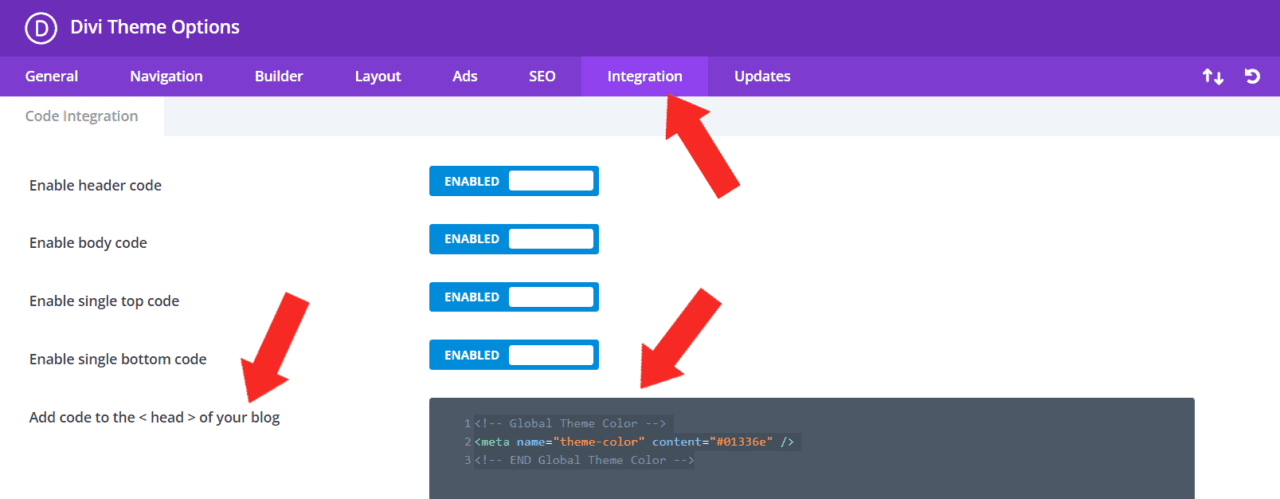 Simple Way to Change Divi Theme Mobile Address Bar Color | SEO-Alien